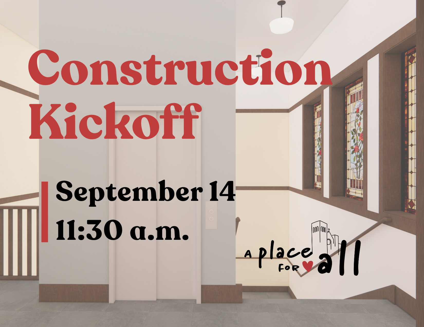 Construction Kickoff Wicker Park Lutheran Church